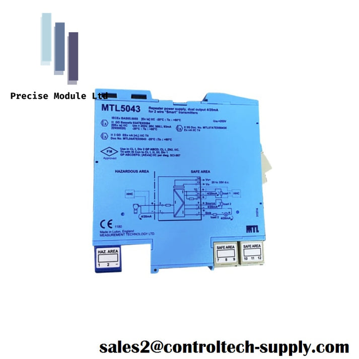 MTL MTL5043 Repeater Power Supply New Arrival – Precise Module Ltd.